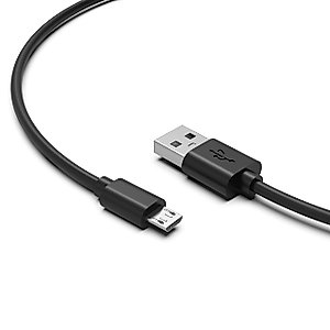 5Ft Micro-USB Charger Cord Cable Fit for Anker-PowerCore 5000 10000 20100 13000 26800 Mini 3350 Fusion II 15000 Redux 20000 Slim 10000 Astro E1 AC Replacement Power Adapter Supply