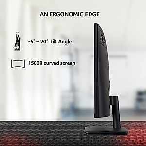 Acer ED270R 27 Inch Full HD Curved Gaming Monitor with 165Hz Refresh Rate I AMD FreeSync I 2 X HDMI 1 X Display Port