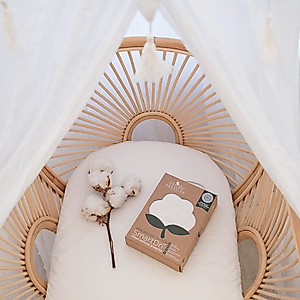 Organic Smart-Dri Waterproof Mattress Protector - Crib White