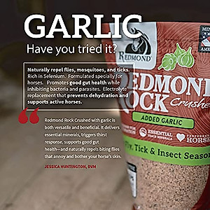 REDMOND Daily Red Garlic | Horse Minerals & Vitamins Supplement | Garlic for Horses
