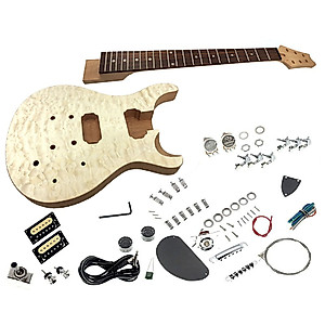 Solo PRK-10 DIY Electric Guitar Kit With Quilted Maple Top