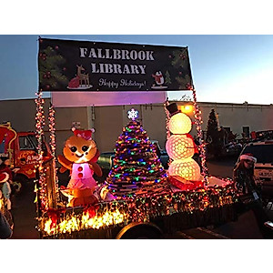 Blukey 10 Feet Long Roll Gold Foil Fringe Garland - Pack of 4 | Shiny Metallic Tassle Banner | Ideal for Parade Floats, Bridal Shower, Wedding, Birthday | Wall Hanging Fringe Garland Banner