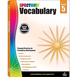 Spectrum Vocabulary, Grade 5
