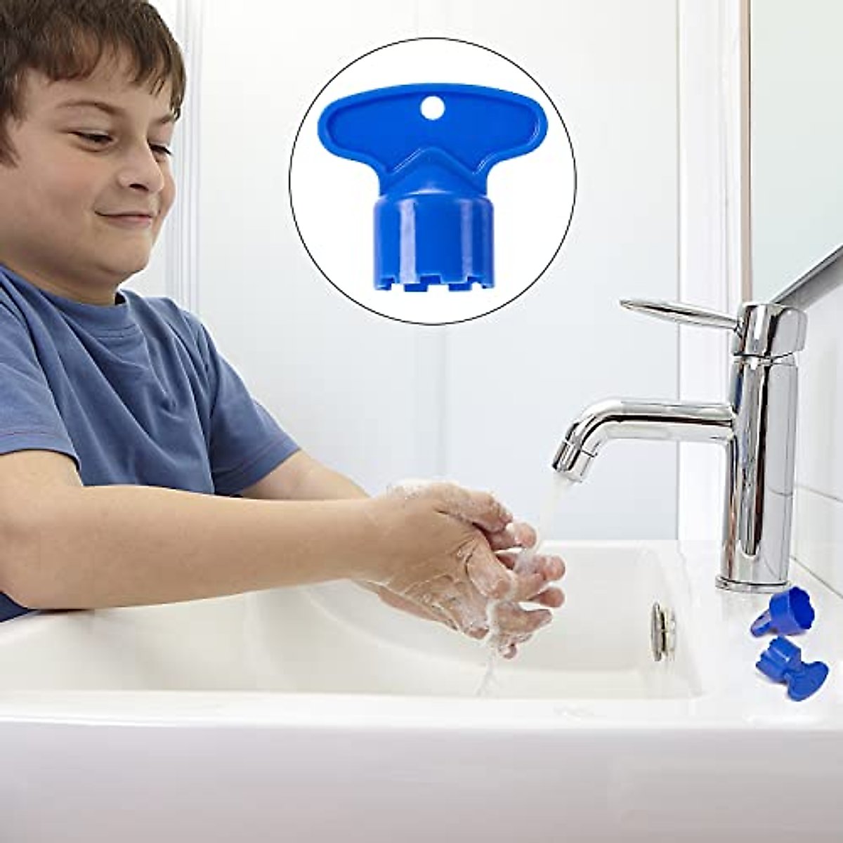Faucet Aerator Aerator Wrench Aerator Key Flow Restrictor Set for Sink Tap Aerators 20 Pack M16.5 18.5 21.5 24 (4 Size)