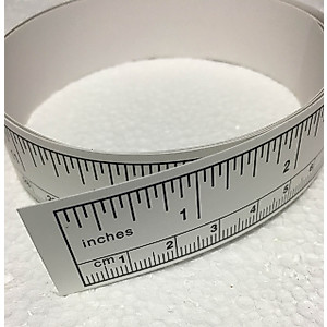 10 Piece Table Sticky Measuring Ruler Adhesive Tape Read in Inch and Cm