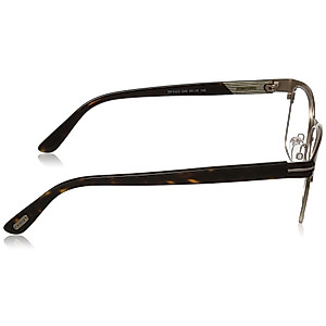 Tom Ford FT5323 Square Metal Optical Brown Rose Gold Eyeglasses TF5323 048 New