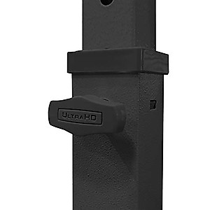 Seville Classics UltraHD Heavy Duty Height Adjustable Workbench Table w/ Solid Wood Top, 1000 lbs. Weight Capacity Workstation for Garage, Warehouse, Workshop, Satin Graphite, 48" W x 24" D Desktop