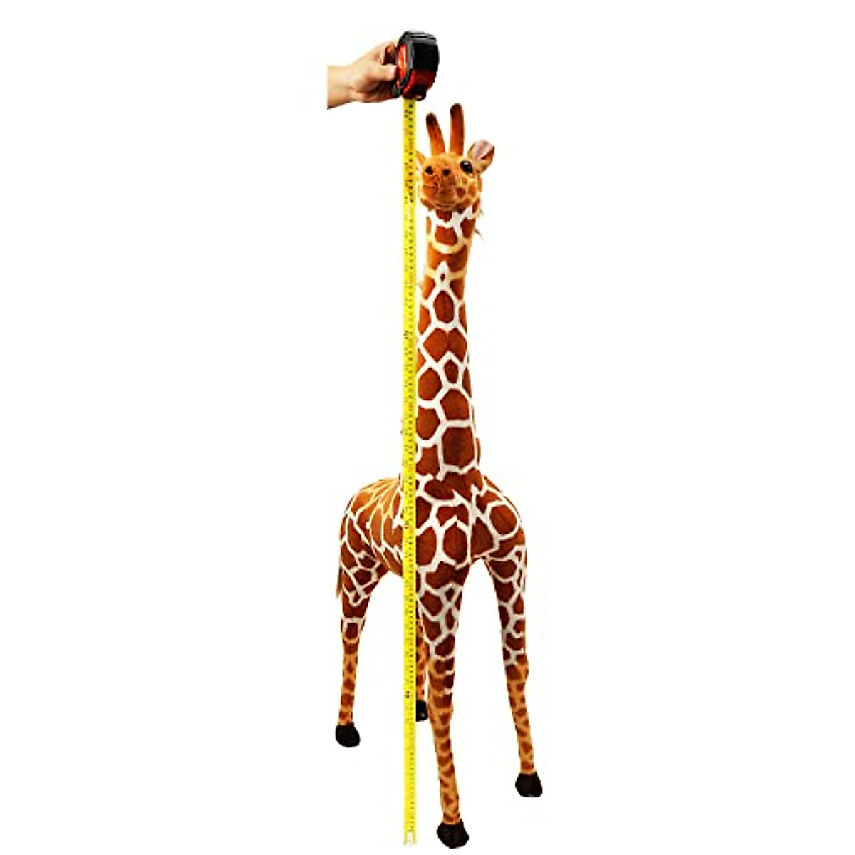 Linzy Toys Jared The Giraffe, 50'' (127 cm) Standing High, Real Life Stuffed Animals Plush Giraffe, Peluche Jirafa