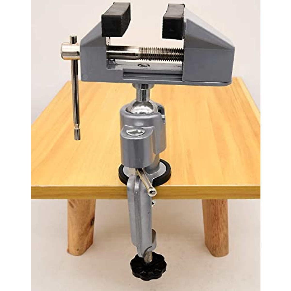 Bench vise table, Jewelry vise, Bench clamps, Swivel bench vise, Table swivel vise, 3 inch Swivel Universal Table Vise Tilts Rotate 360° Universal Work