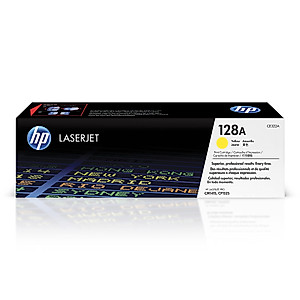 Original HP 128A Yellow Toner Cartridge | Works with HP LaserJet Pro CM1415 Color, CP1525 Color Series | CE322A