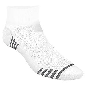 Jox Sox Socks for Men (Quarter, White / 7-12)
