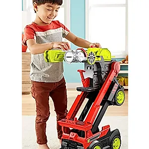 Fisher-Price Rescue Heroes Transforming Fire Truck with Lights & Sounds, Multicolor, Model:GFW30