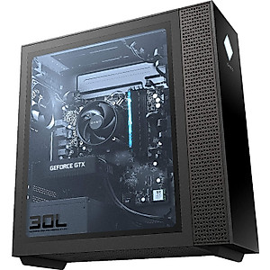 HP Omen 30L GT13 Gaming Desktop, AMD Ryzen 5 5600X Processor, GeForce RTX 3060 Graphics, 32GB DDR4-3200 RGB SDRAM, 1TB PCIe SSD+2TB HDD, RGB LED Lighting, Wi-Fi 6, 800W Power Supply, Win10 Home