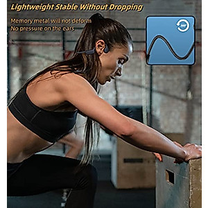 Bone Conduction Headphones - IPX8 Waterproof Swimming Headphones with Built-in MP3 Player 32G Memory, Bluetooth 5.3 Open Ear Headset, Suitable for Swimming, Running, Cycling and More Activities