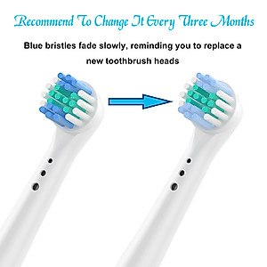Replacement Brush Heads for Oral B Compatible Electric Toothbrush Heads, Including 4 Precision, 4 Floss, 4 Cross and 4 Whitening - 16 Variety Pack