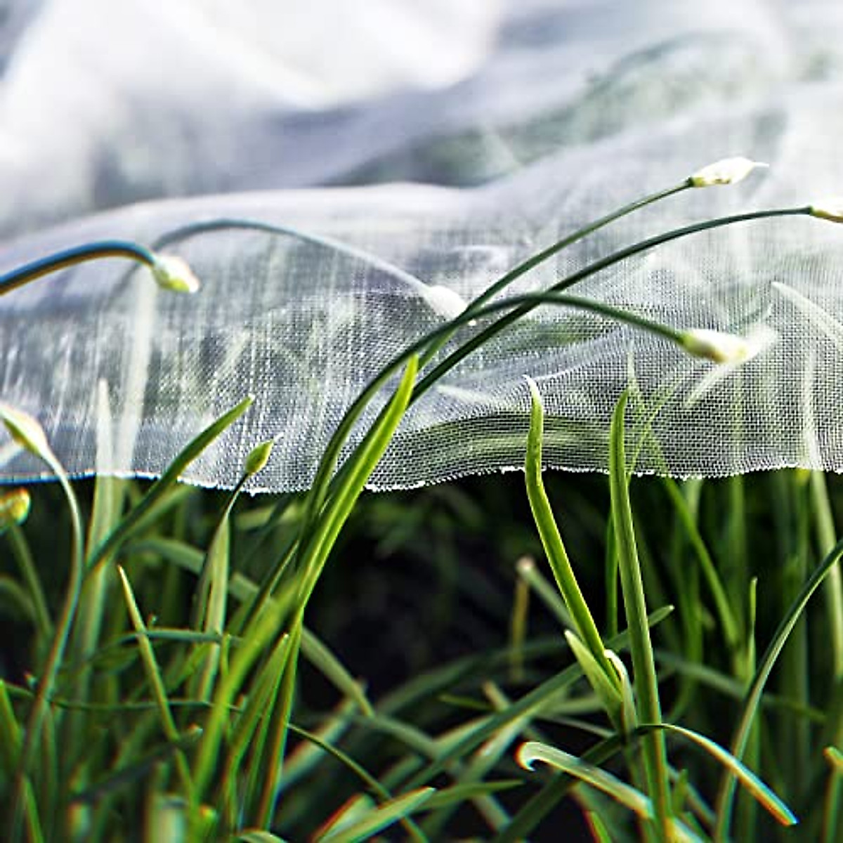 Garden Insect Netting Pest Barrier: 10'x25' Bug Netting for Garden Protection Mosquito Net Fine Mesh Cicada Tree Net Greenhouse Row Cover for Crops Plants Vegetables Flowers Fruits Silver