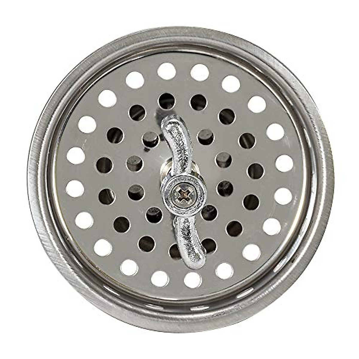 EZ-FLO Threaded-Post Spin and Seal Replacement Basket, 3-1/2 Inch Diameter, Stainless Steel, 30047