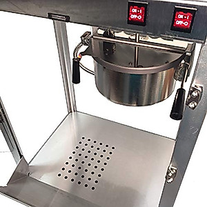 Paragon - Manufactured Fun Professional Series 8 Ounce Popcorn Machine for Professional Concessionaires Requiring Commercial Quality High Output Popcorn Equipment, Stainless Steel