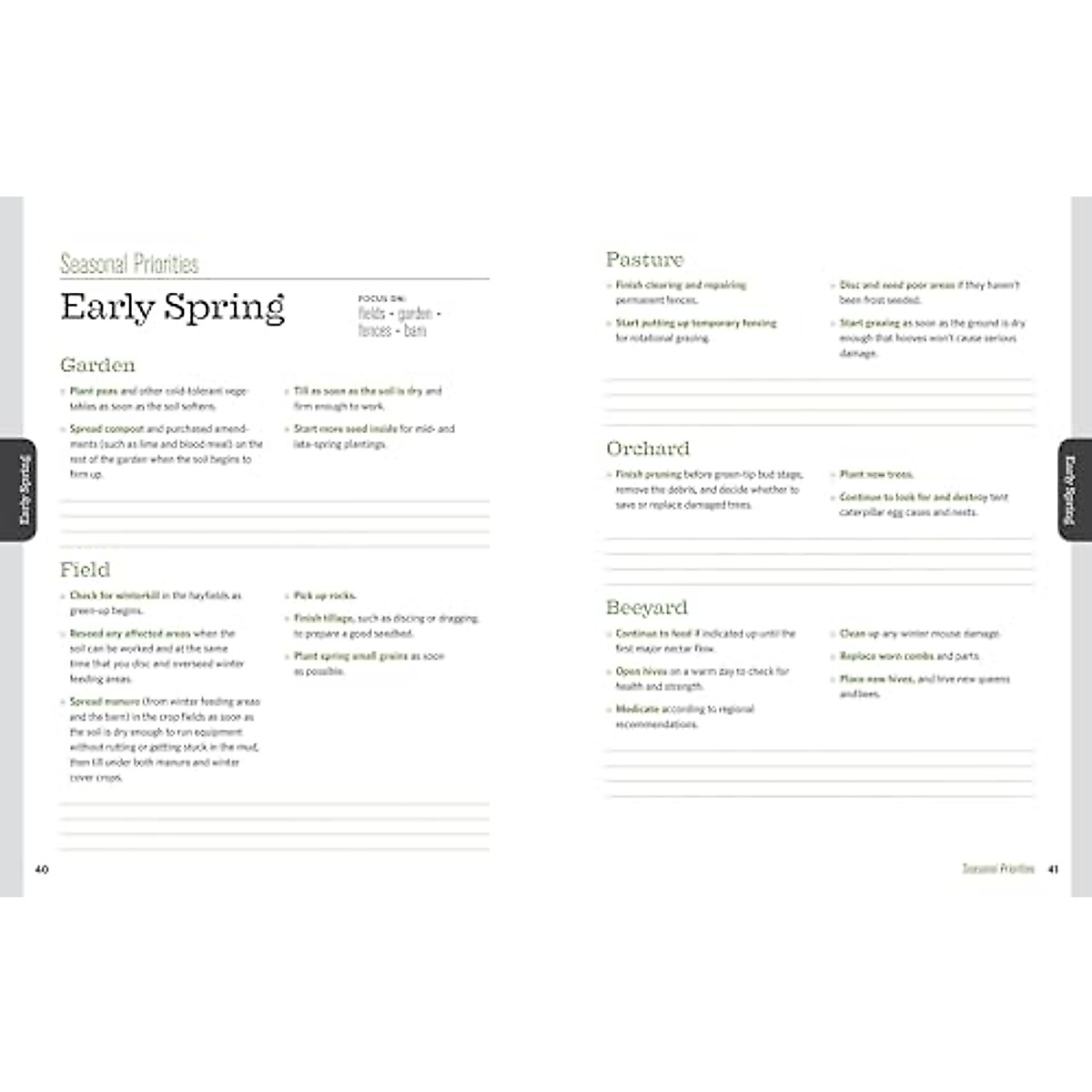 The Backyard Homestead Seasonal Planner: What to Do & When to Do It in the Garden, Orchard, Barn, Pasture & Equipment Shed