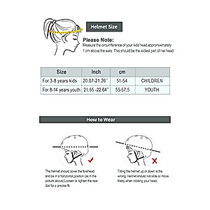 XJD Kids Bike Helmet,Multi-Sport Protective Gear Set for 3-5-8-14 Years Boys Girls with Knee and Elbow Pads Wrist Guards fit Roller Skates,Cycling,Skateboarding,Skating Scooter (Blue, Medium)