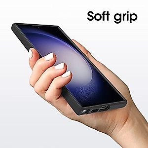 OtterBox Galaxy S23 Ultra Prefix Series Case - BLACK CRYSTAL (Clear/Black), Ultra-Thin, Pocket-Friendly, Raised Edges Protect Camera & Screen, Wireless Charging Compatible