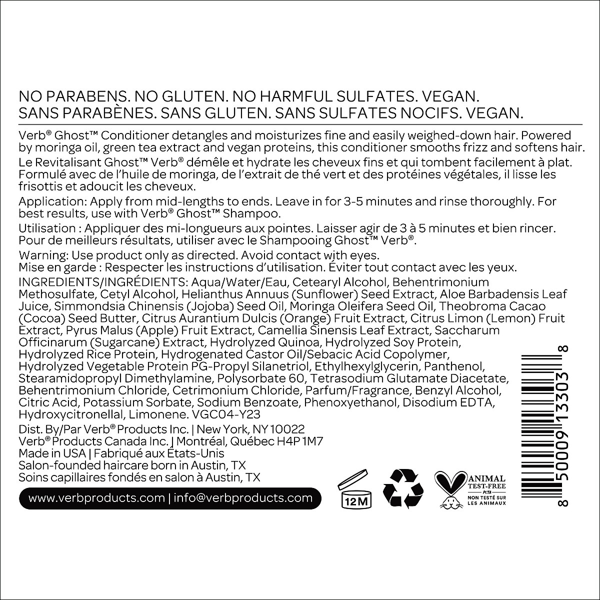 VERB Ghost Conditioner, 12 fl oz