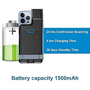 Barcode Scanner, Portable Barcode Scanner Barcode Scanner with Bluetooth Design for Accurate and Fast scanning (2D Barcode)