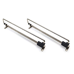 Addlike Clothes Hanger,2-Pack,Closet Pull Out Valet Rod 14" Pull-Out Closet Valet Rod Nickel Plated with Mounting Screws