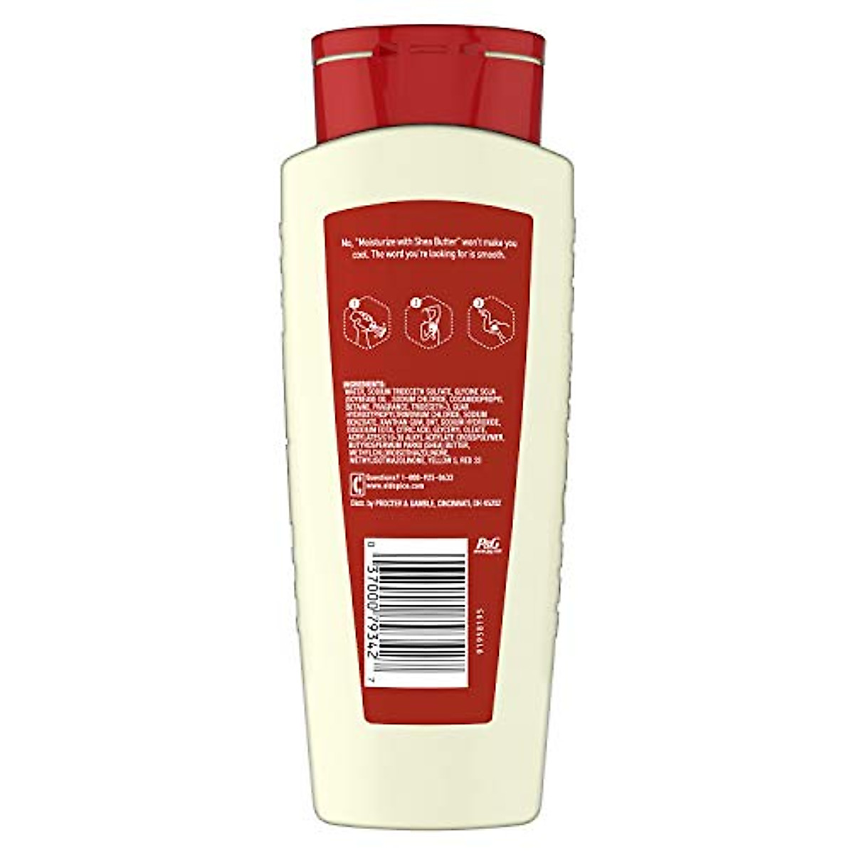 Old Spice, Mens Body Wash Moisturize With Shea Butter, 16 Fl Oz
