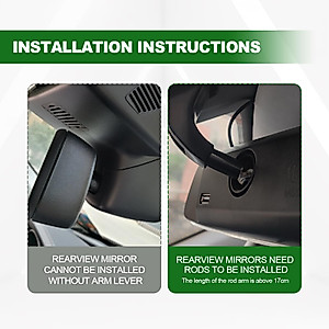 BSAMZO 360° Rotatable and Retractable Car Phone Mount Multifunctional Rear View Mirror Rearview Mirror Phone Holder Adjustable Cell Phone Holder for All Smartphones