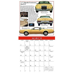 2021 Classics: Ultimate Automobiles 16-Month Wall Calendar