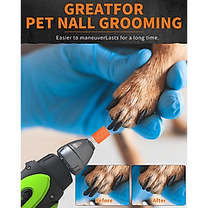 SHITIME Rotary Tool Bits Grinding, 120 Pcs Metal Grinding Sanding Bits with 1/8" Shank, Sanding Drums Accessories for Polishing Jade, Rust and Metal