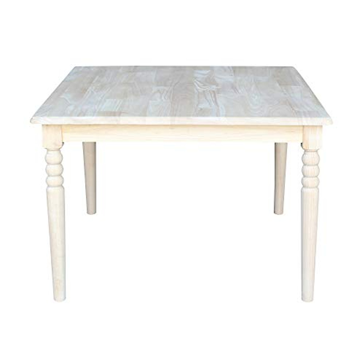 IC International Concepts Unfinished Square Juvenile Table, Solid Wood Craftsmanship, Perfect for Kids' Activities and Learning, Easy to Assemble, Ideal for Playrooms and Classrooms