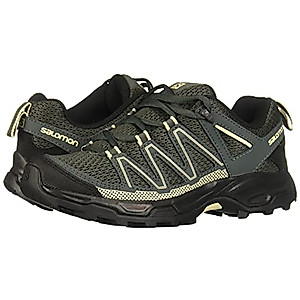 Salomon Pathfinder Hiking Shoes for Women, Shadow/Urban Chic/Bleached Sand, 5