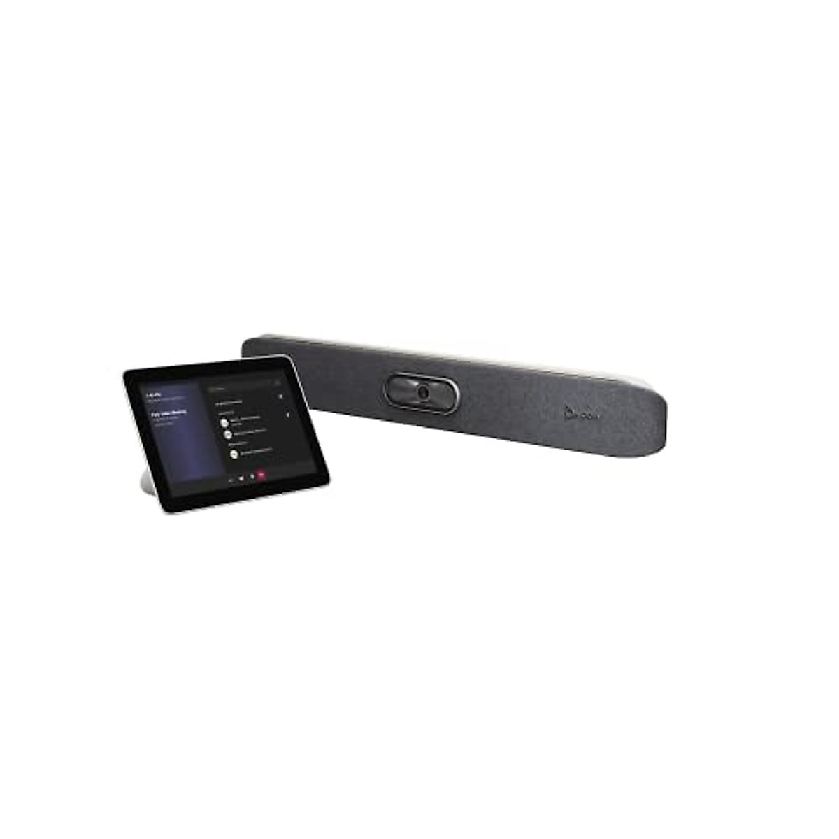Poly - Studio X30 (Polycom) with TC8 Touch Controller - 4K Video & Audio Bar - Conferencing System for Small Meeting Rooms - Works with Teams, Zoom & More