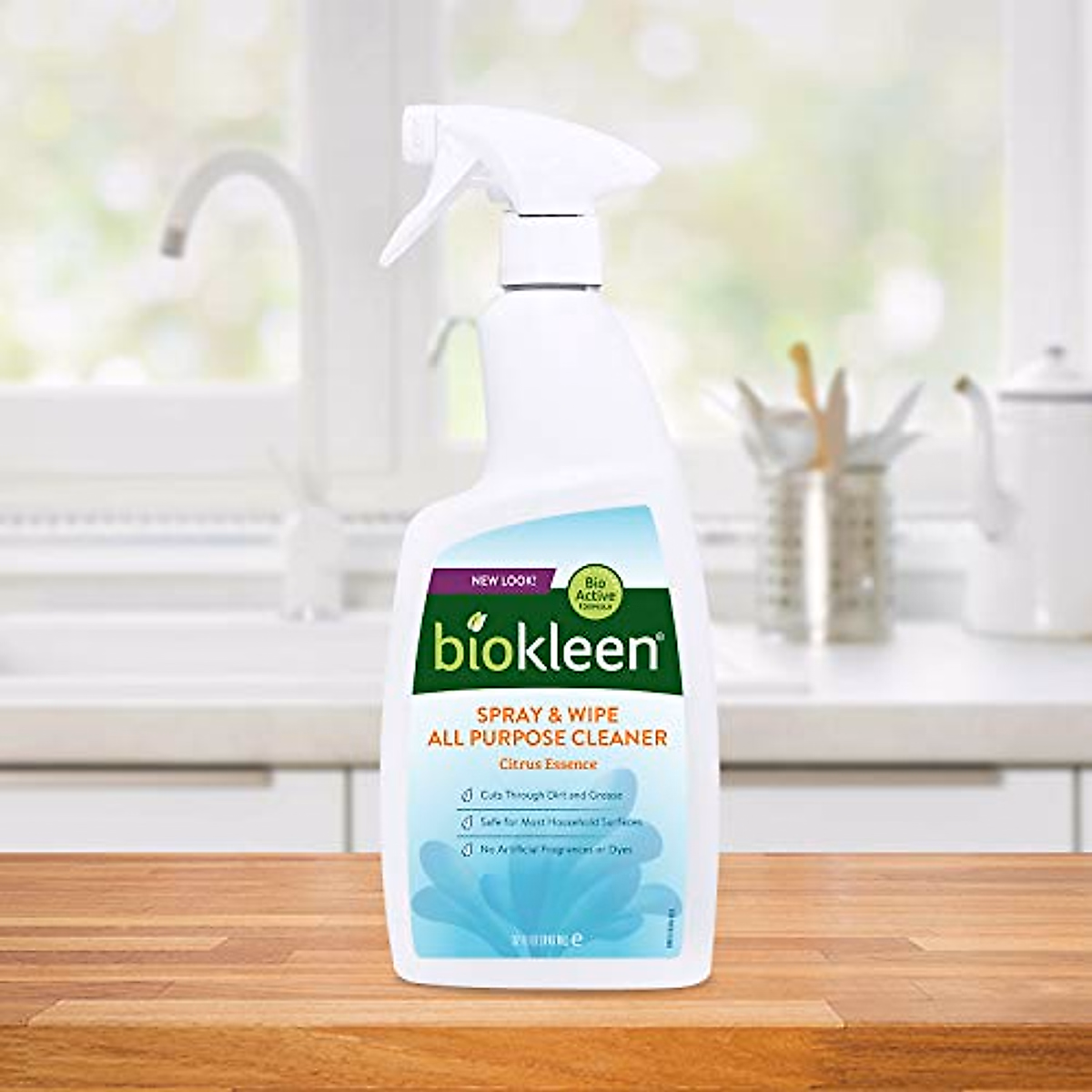 Biokleen Natural All Purpose Cleaner - Makes 64 Gallons, Trigger Refill - Super Concentrated, Eco-Friendly, Plant-Based, No Artificial Fragrance, Colors or Preservatives - Packaging May Vary
