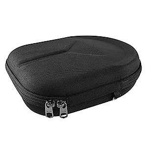 Geekria Shield Case Headphones Compatible with Anker Soundcore Space Q45, Life Q35, Life Q30, Life Q20 +, Replacement Protective Hard Shell Travel Carrying Bag with Cable Storage (Black)