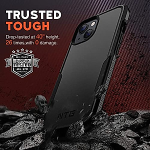 NTG Military Shockproof iPhone 14 Case, iPhone 13 Case [2 Layer Structure Protection] [Military Grade Anti-Drop] Hard Slim iPhone 14/13 Phone Case,Shockproof Protective Phone Case for iPhone 14/13