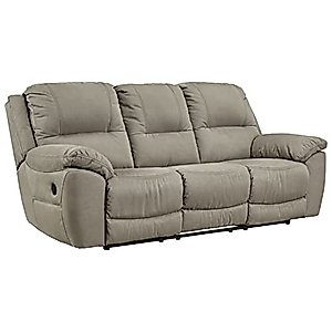Signature Design by Ashley Next-Gen Gaucho Reclining Sofa, 93"W x 41"D x 43"H, Gray