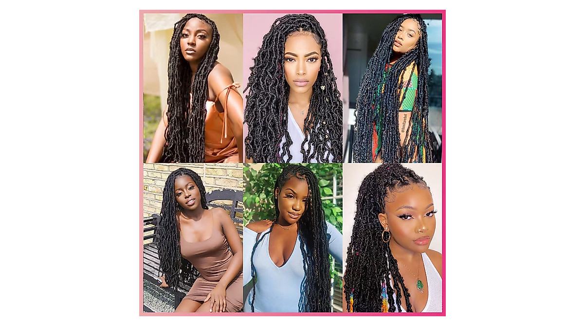 Faux Locs Crochet Hair 20 Inches for Black Women | Soft Locs Extensions