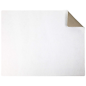 Drymate XL Dish Drying Mat, Oversized (19”x24”), Low-Profile, Super Absorbent, Quick Dry Fabric, Waterproof & Slip-Resistant, for Kitchen Counter, Trimmable, Easy to Clean (USA Made)(White)