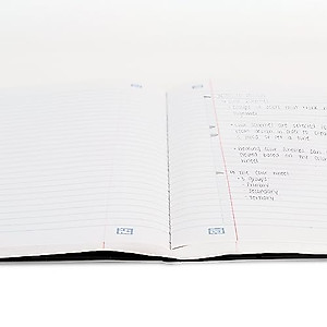 Five Star Composition Notebooks, 6 Pack, College Ruled Paper, 9-3/4" x 7-1/2", 100 Sheets per Comp Book, Black, Red, Green, Blue, White, Purple (72944)