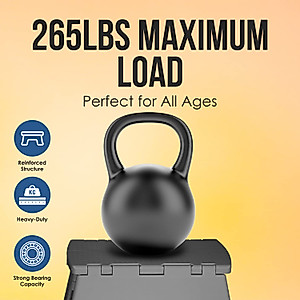 SPLENDOLE Folding Step Stool - 11-Inch Non-Slip Foot Stool for Kitchen, Bathroom, Living Room - Compact and Lightweight Stool Chair with 250-Lb Maximum Weight Capacity Step Stools for Kids and Adults