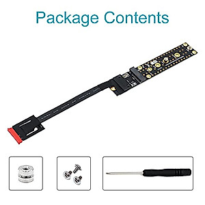 BQZYX+ NGFF M.2 Key A+E Male to Key M Female Adapter Cable