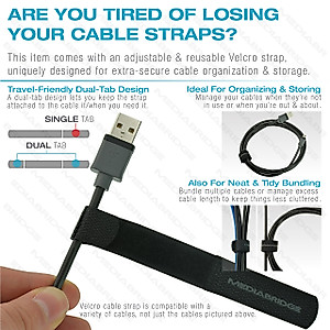 Mediabridge CAT6 Ethernet Patch Cable (25 ft) RJ45 Connectors with Gold Plated Contacts (10gbps)