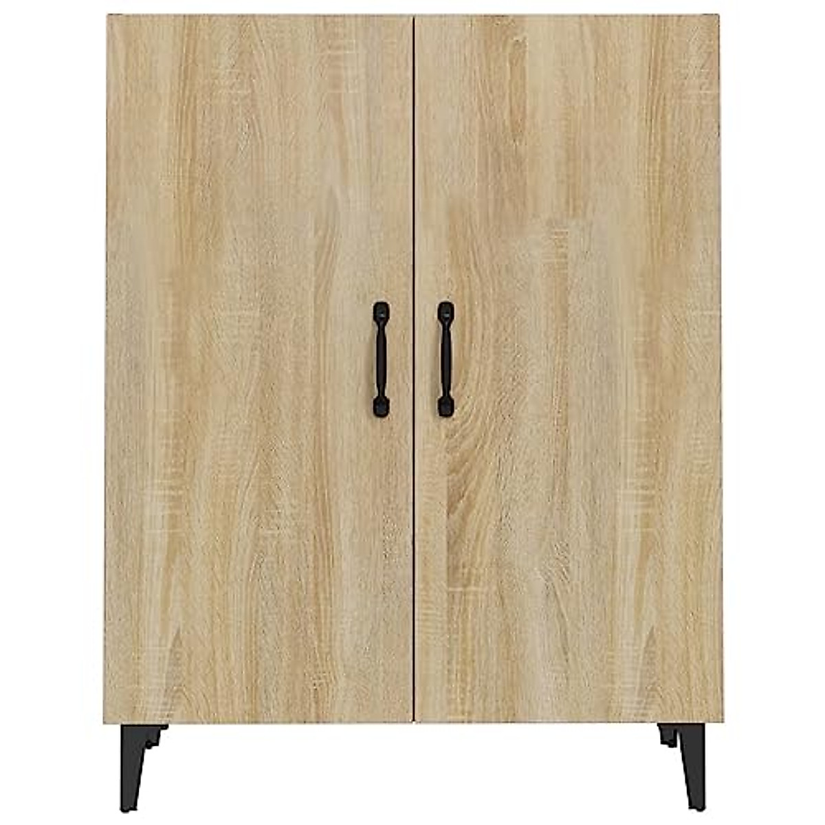 vidaXL Sideboard, Buffet Cabinet with Storage, Sideboard Console Cabinet for Kitchen Living Room Entryway, Industrial, Sonoma Oak Engineered Wood