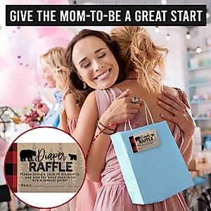 Hadley Designs 25 Baby Shower Diaper Raffle Tickets For Baby Shower Boy-Lumberjack Baby Shower Games For Boys, Diaper Raffle Cards, Baby Raffle Tickets, Baby Shower Invitation, Baby Shower Ideas