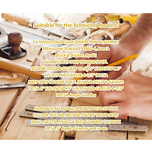 Angle Grinder Wrench Spanner Metal Lock Nut for Compatible with Dewalt Makita 193465-4 Bosch Black & Decker Ryobi