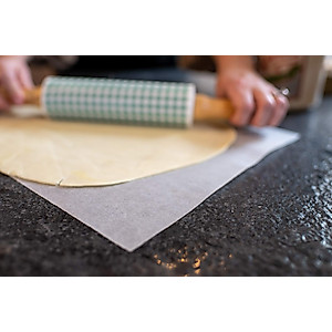 Papersaurus - 12" x 16" White Parchment Paper for Bakers (150 pcs) - Non-Stick Precut Sheets - Food Grade - Oven Safe Sheet Pan Liner - Great for Baking, Air Frying, and Cooking