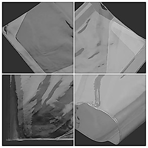 Tofficu Clear Book Covers Book Protector Clear Protect Against Wear Tear Water for Magazines Comic Books Notsbooks Paperbacks Bible Presentation